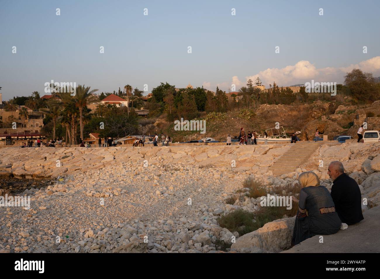 Beirut port sunset hi-res stock photography and images - Alamy