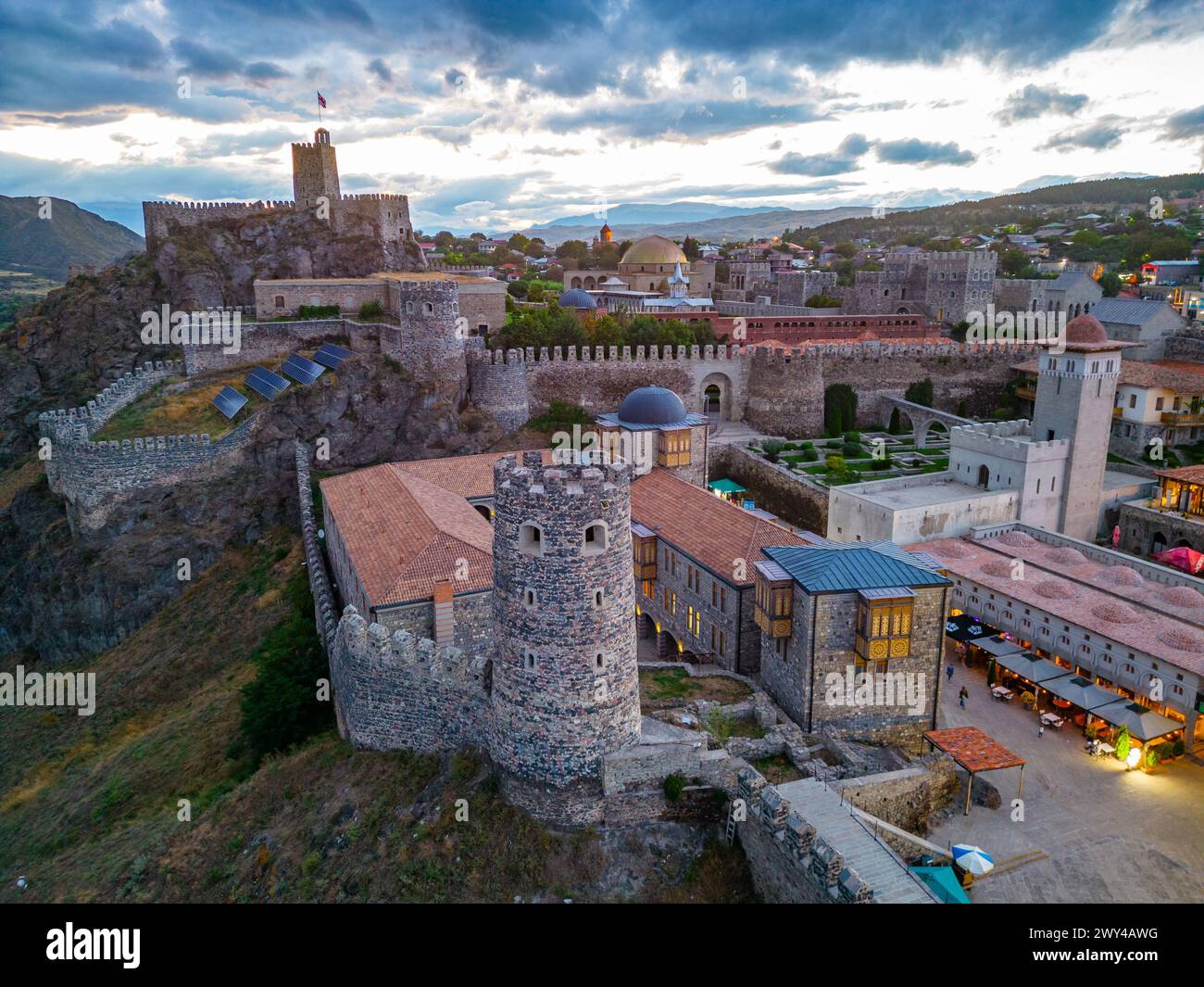 Panorama view of Akhaltsikhe (Rabati) Castle in Georgia Stock Photo - Alamy