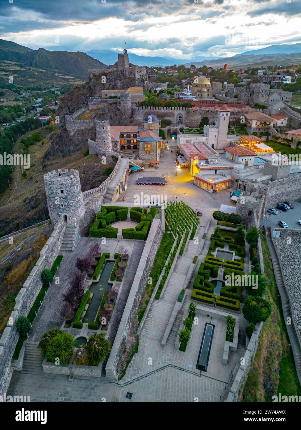 Panorama view of Akhaltsikhe (Rabati) Castle in Georgia Stock Photo - Alamy