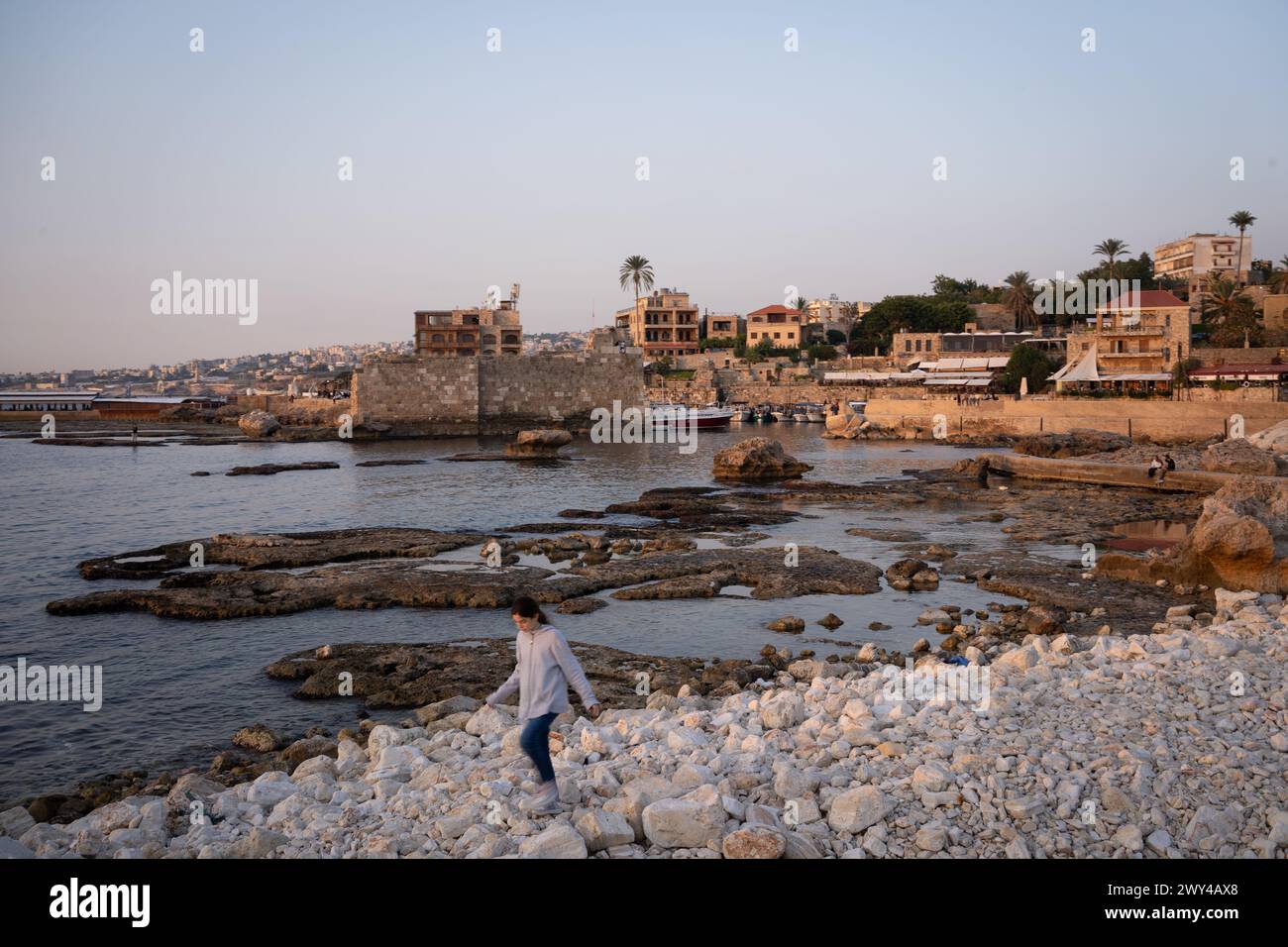 Beirut port sunset hi-res stock photography and images - Alamy