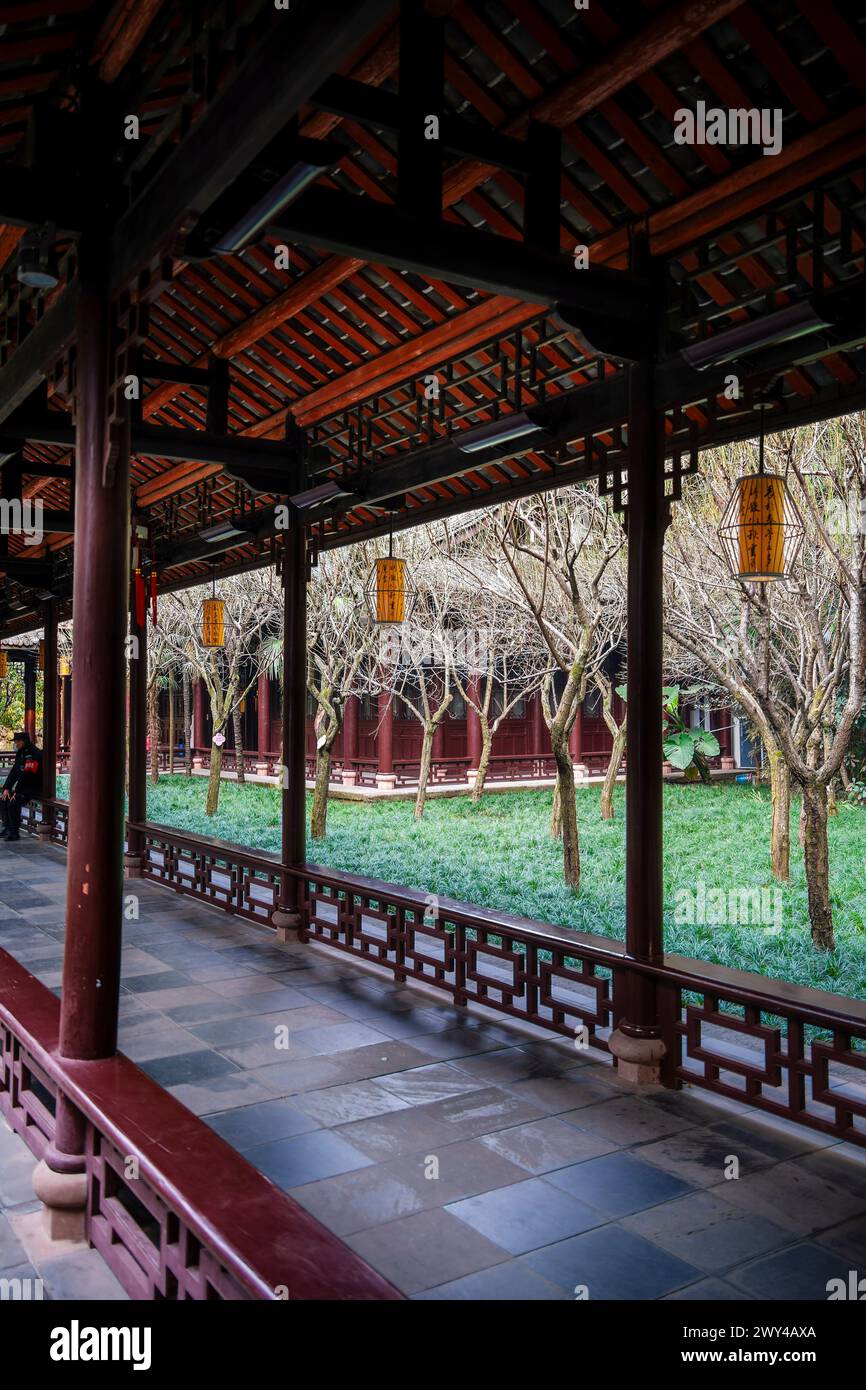 Du Fu Thatched Cottage Park, Chengdu, China Stock Photo - Alamy