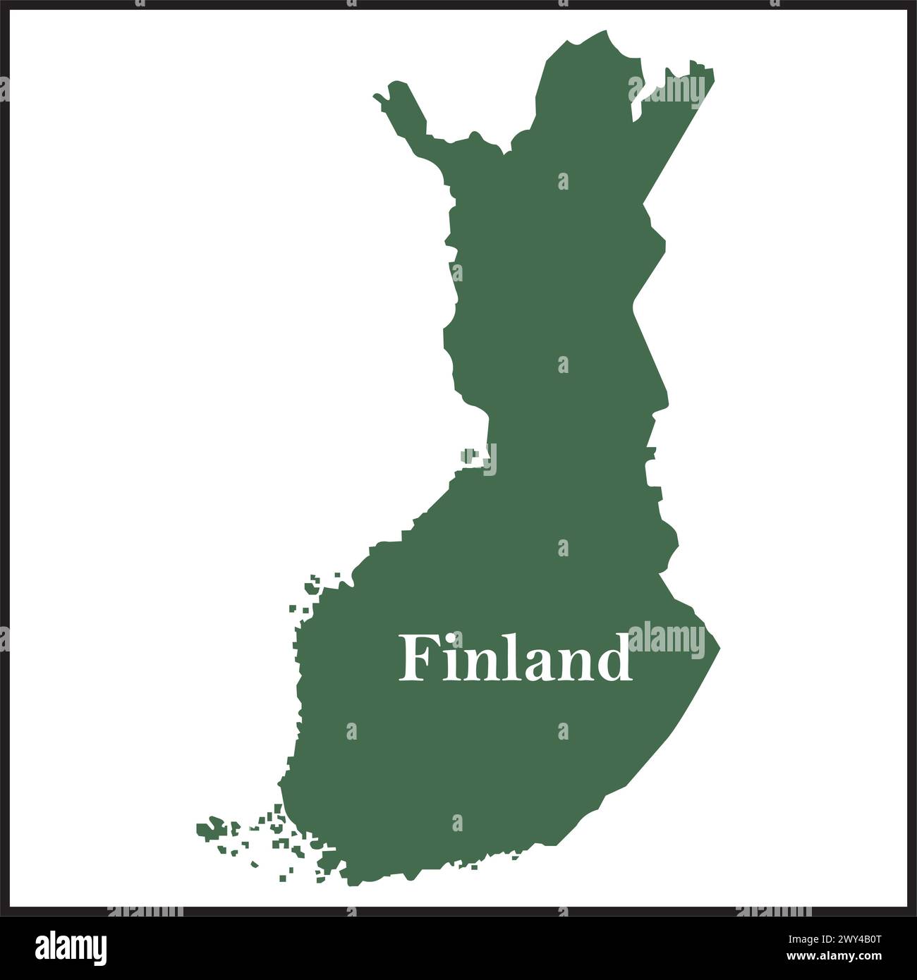 Finland map icon vector illustration symbol design Stock Vector Image ...