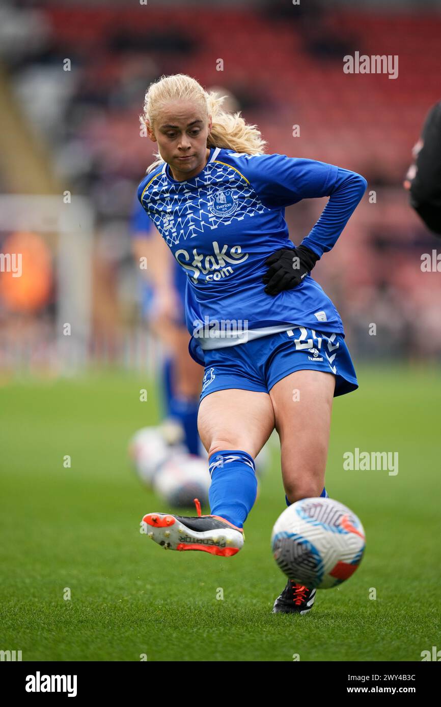 Manchester United Women v Everton Women Women’s Super League. Katherine ...