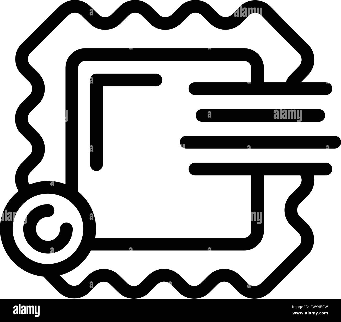 Parcel barcode icon outline vector. Delivery tracking code. Order ...