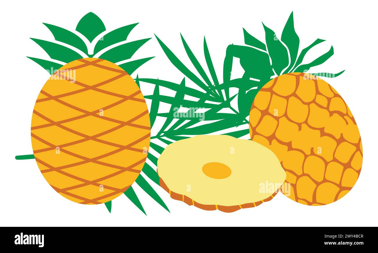 Pineapples logo Stock Vector Images - Alamy