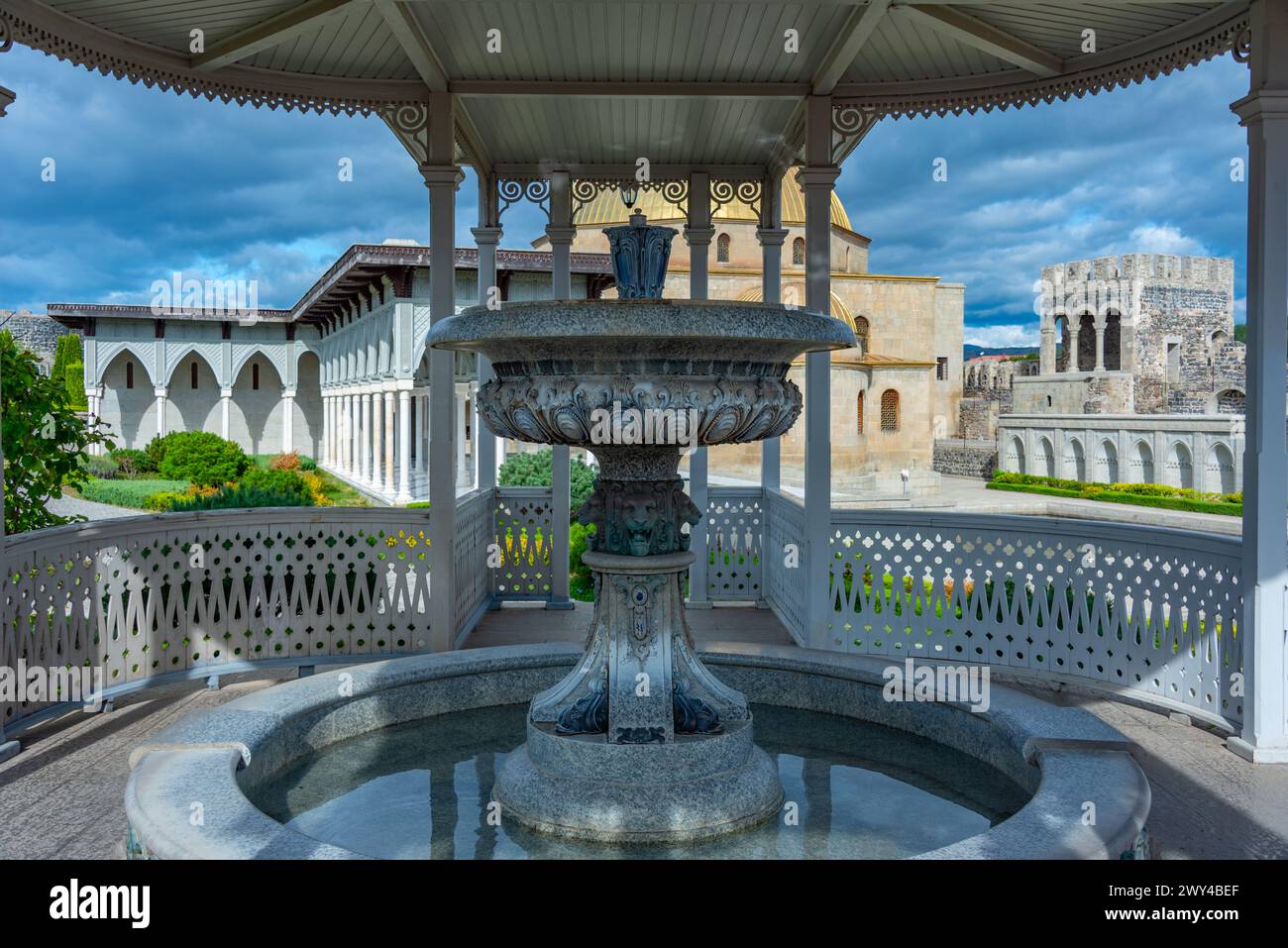 Gazebo at the Akhaltsikhe (Rabati) Castle in Georgia Stock Photo - Alamy