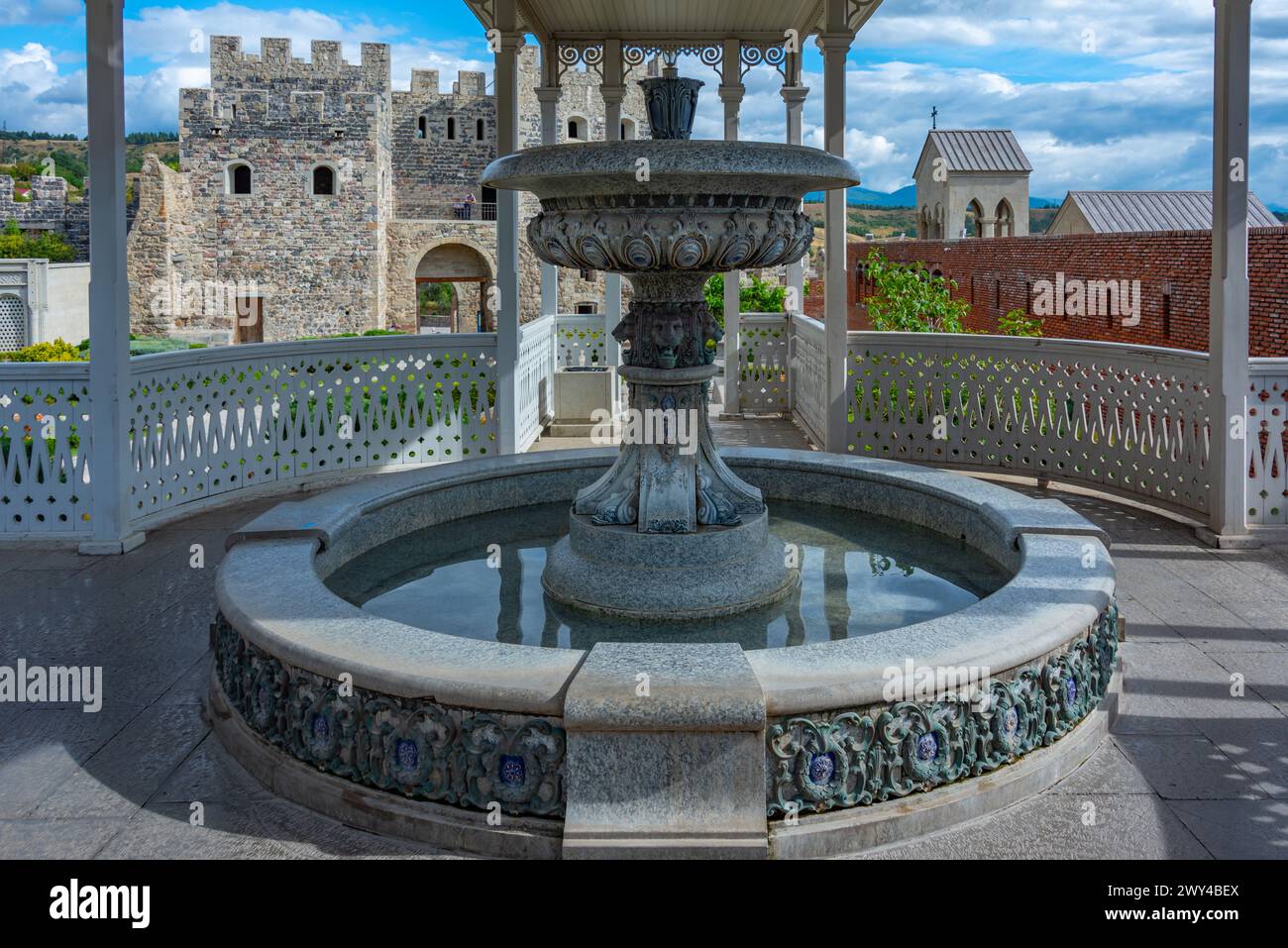 Gazebo at the Akhaltsikhe (Rabati) Castle in Georgia Stock Photo - Alamy
