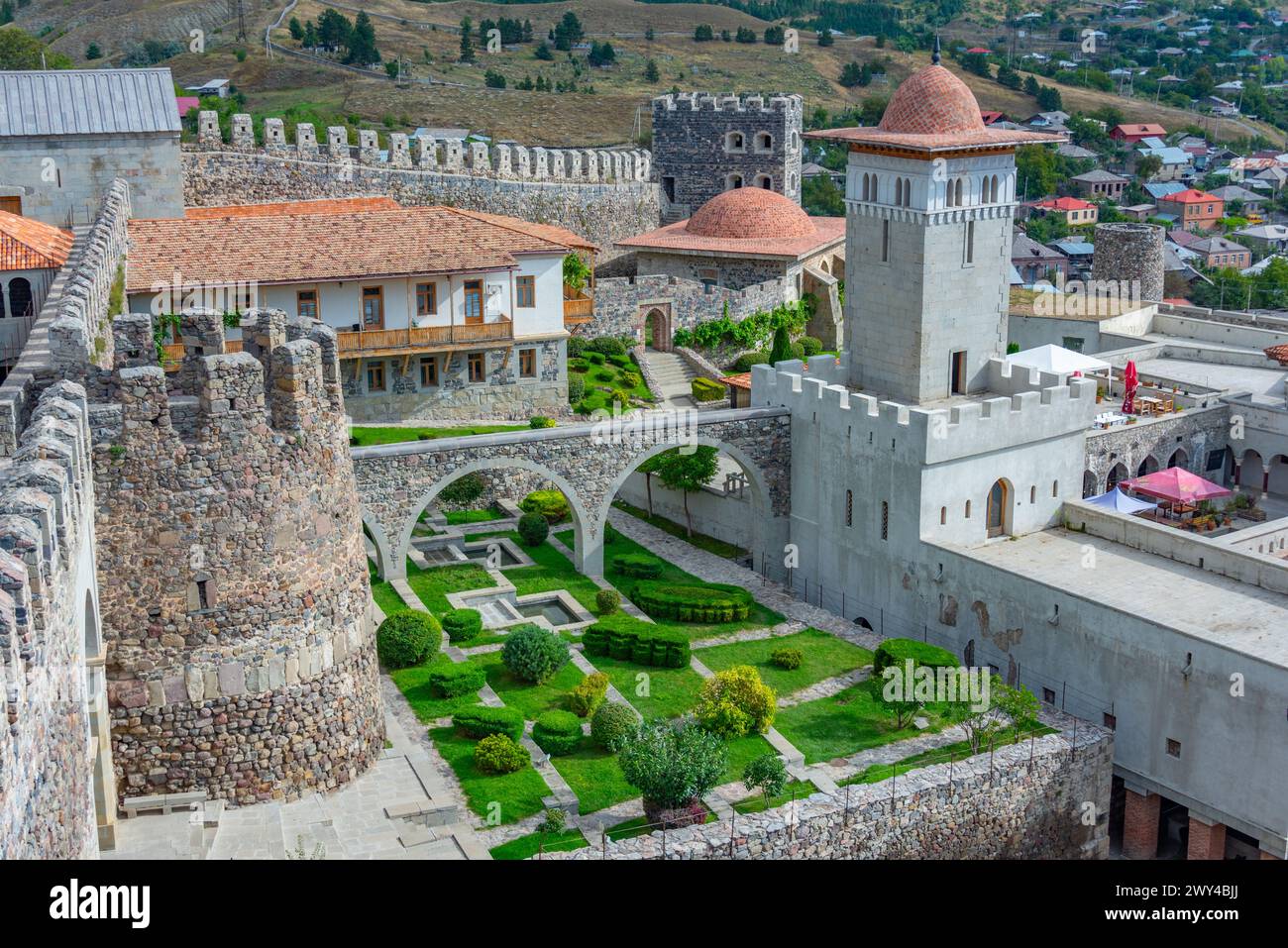 Panorama view of Akhaltsikhe (Rabati) Castle in Georgia Stock Photo - Alamy