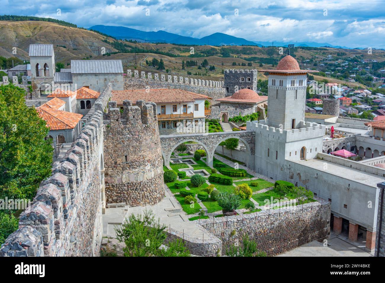 Panorama view of Akhaltsikhe (Rabati) Castle in Georgia Stock Photo - Alamy