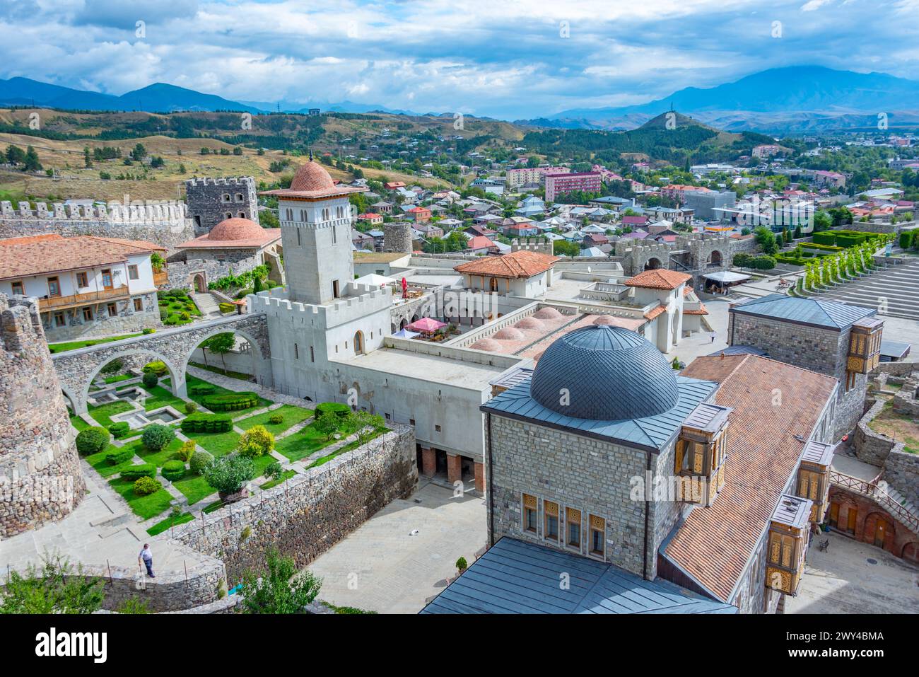 Panorama view of Akhaltsikhe (Rabati) Castle in Georgia Stock Photo - Alamy