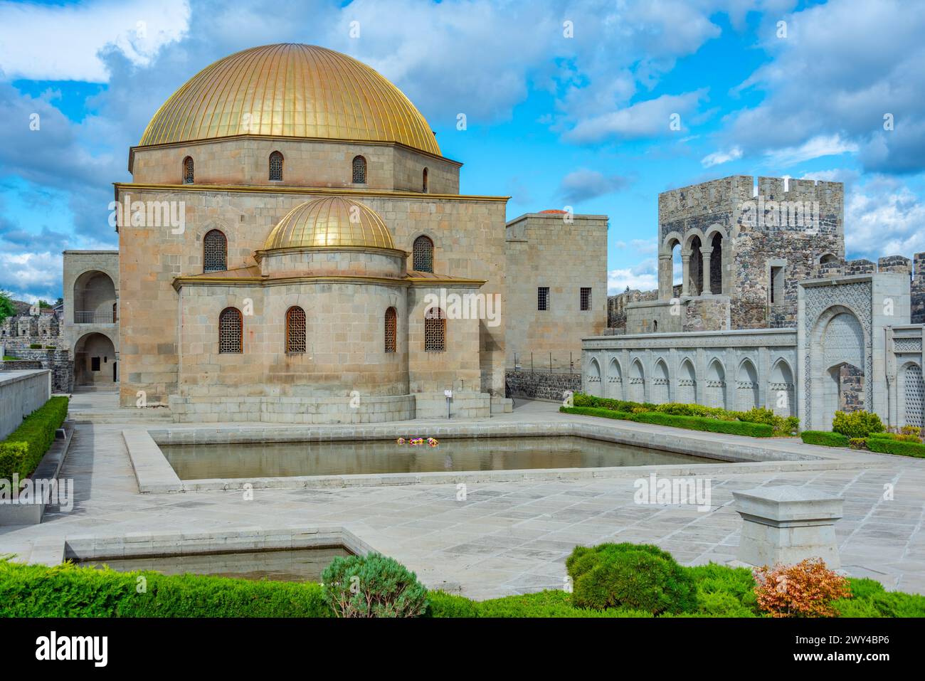 Sultan Ahmad Mosque at the Akhaltsikhe (Rabati) Castle in Georgia Stock ...