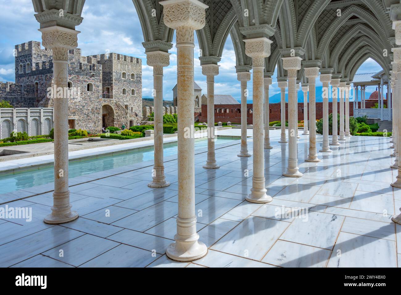 Arcade at the Akhaltsikhe (Rabati) Castle in Georgia Stock Photo - Alamy