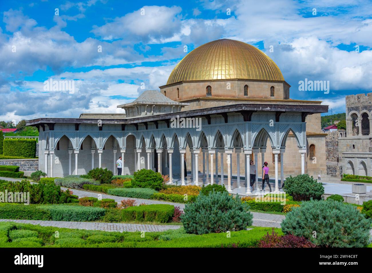 Sultan Ahmad Mosque at the Akhaltsikhe (Rabati) Castle in Georgia Stock ...