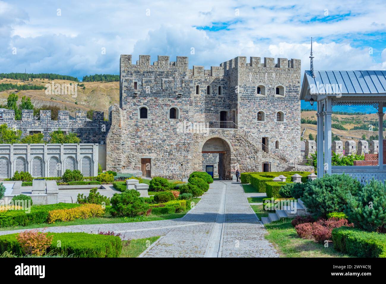 Courtyard at the Akhaltsikhe (Rabati) Castle in Georgia Stock Photo - Alamy