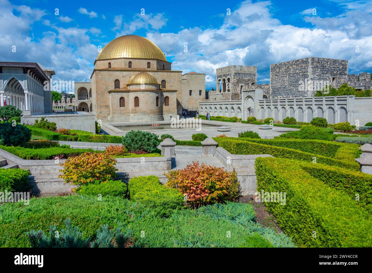 Sultan Ahmad Mosque at the Akhaltsikhe (Rabati) Castle in Georgia Stock ...