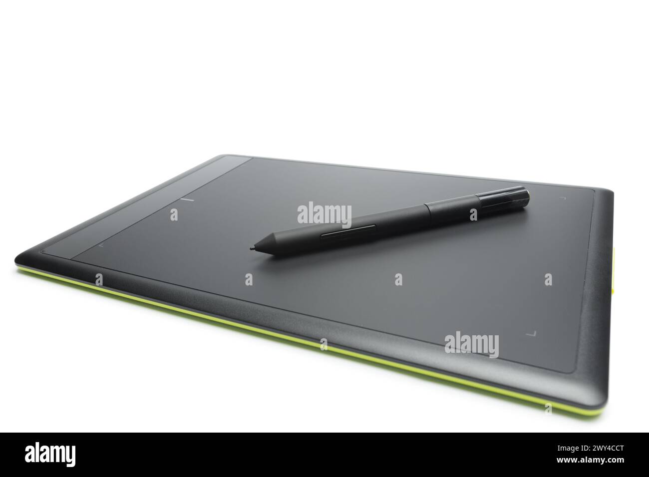 Graphic tablet with pen for illustrators and designers, isolated on ...