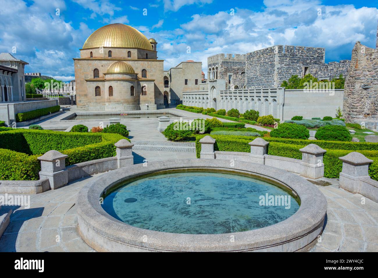 Sultan Ahmad Mosque at the Akhaltsikhe (Rabati) Castle in Georgia Stock ...