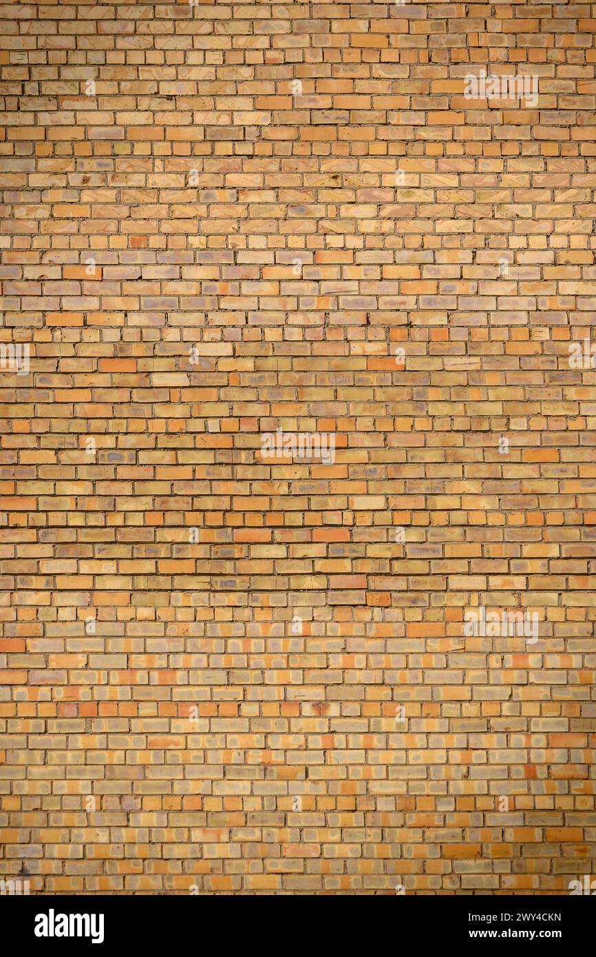 Texture, yellow brick wall, smooth masonry, ideal home, construction 2 ...