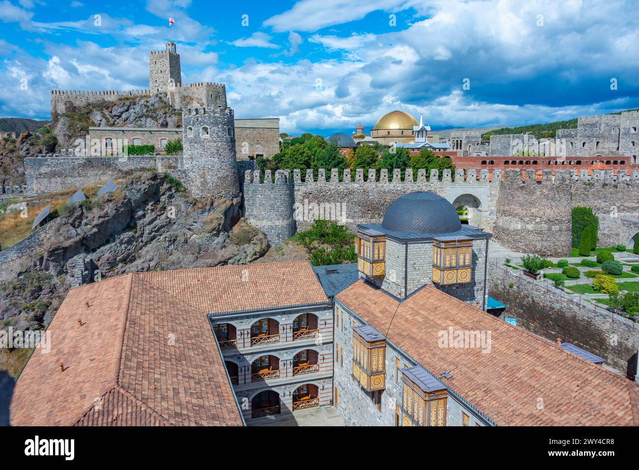 Panorama view of Akhaltsikhe (Rabati) Castle in Georgia Stock Photo - Alamy