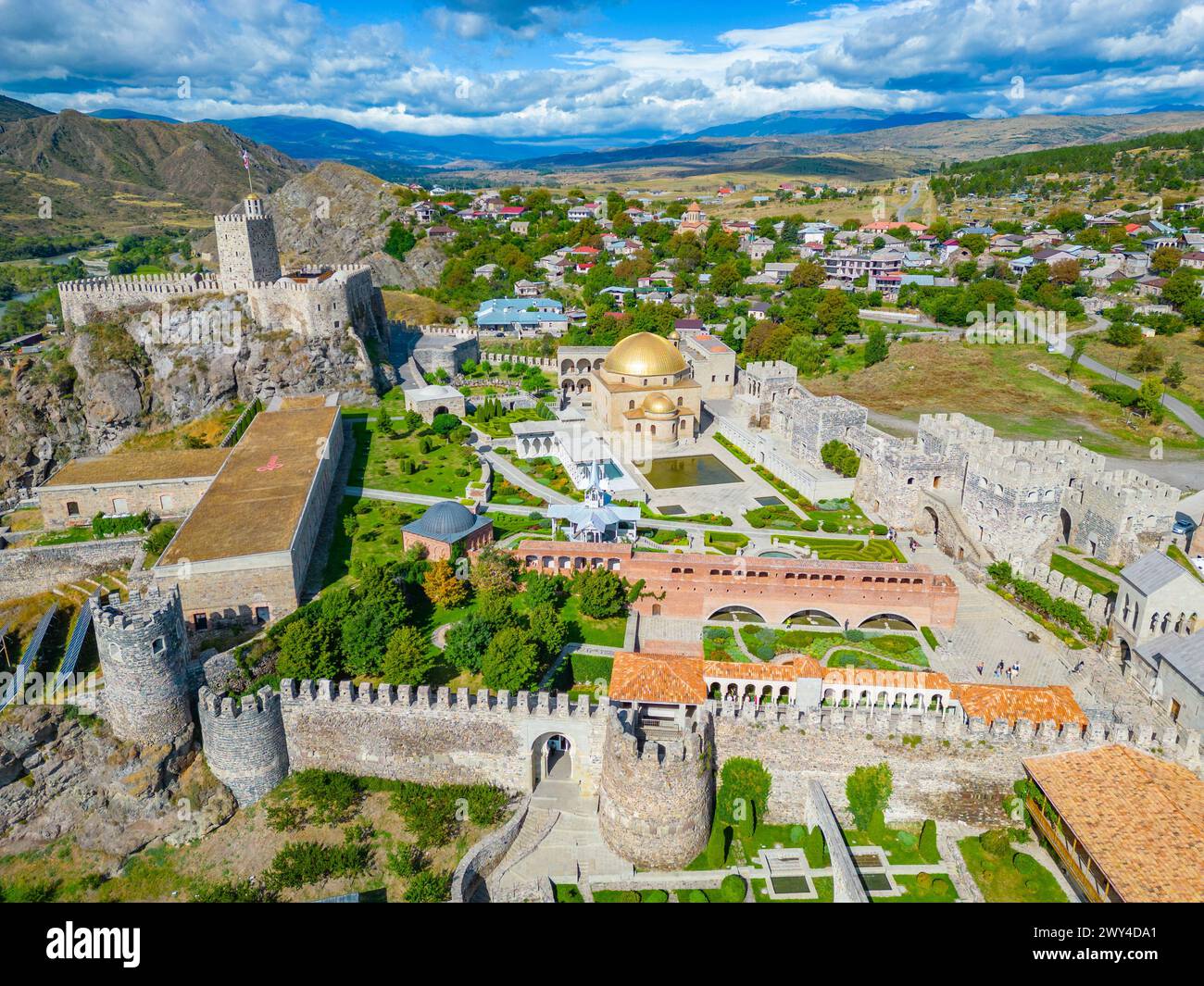 Panorama view of Akhaltsikhe (Rabati) Castle in Georgia Stock Photo - Alamy