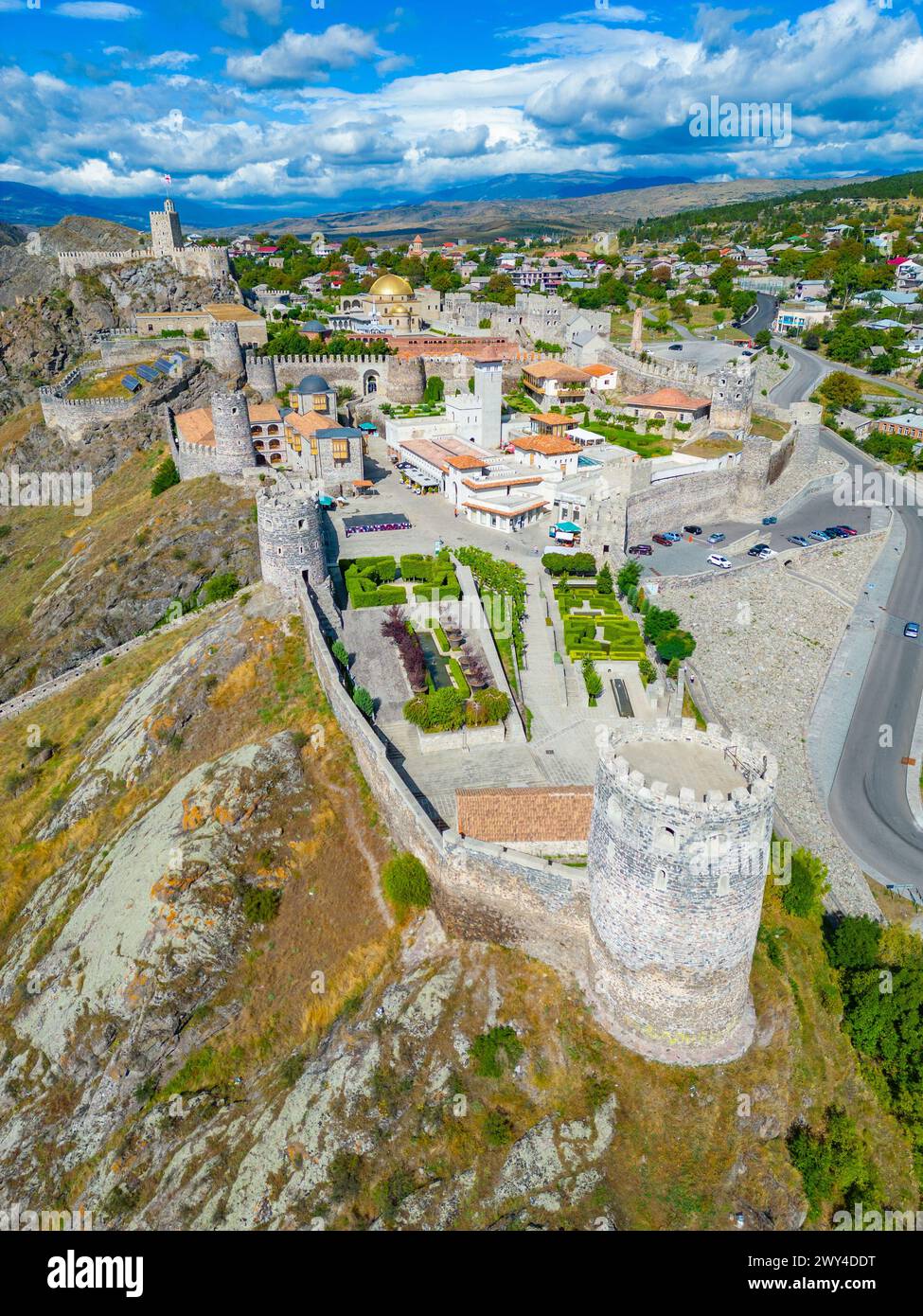 Panorama view of Akhaltsikhe (Rabati) Castle in Georgia Stock Photo - Alamy