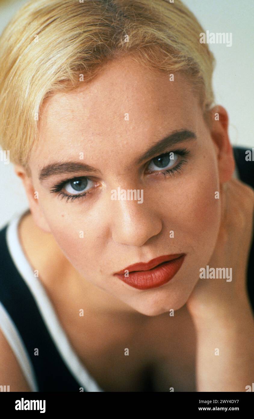 Anette Hellwig, deutsche Schauspielerin, bei einer Promo-Fotosession im ...