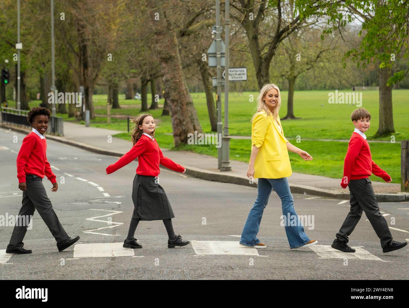 EDITORIAL USE ONLY Kimberly Wyatt, her daughter Willow, aged nine, and ...