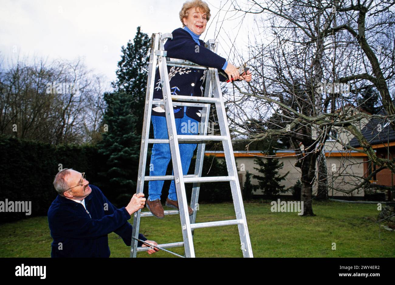 Ingeborg Krabbe, deutsche Schauspielerin und Kabarettistin, bei der ...