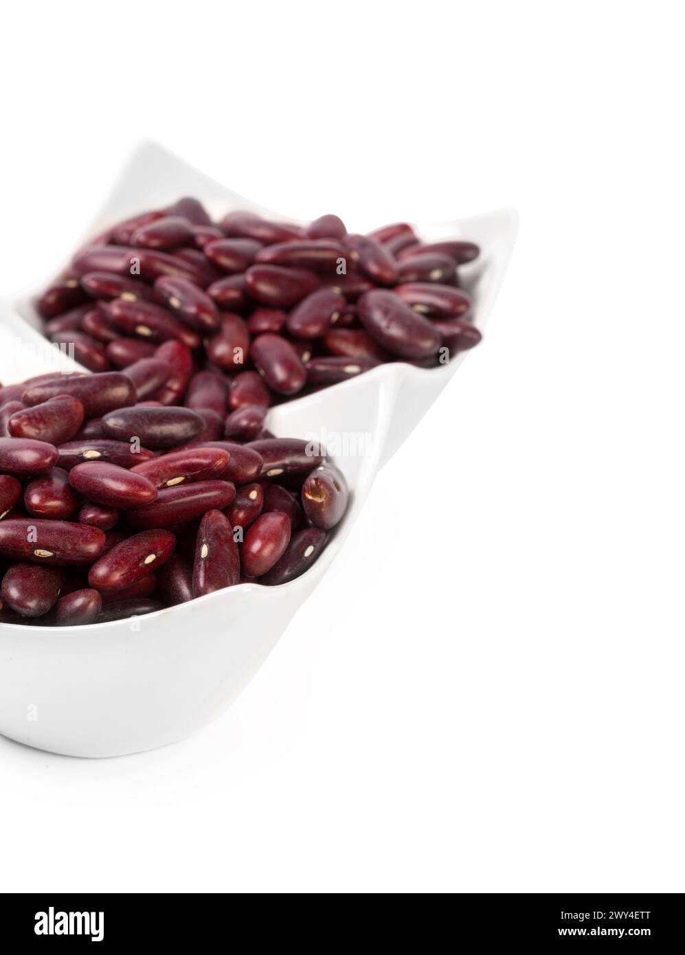 Red bean isolated on white background Stock Photo - Alamy