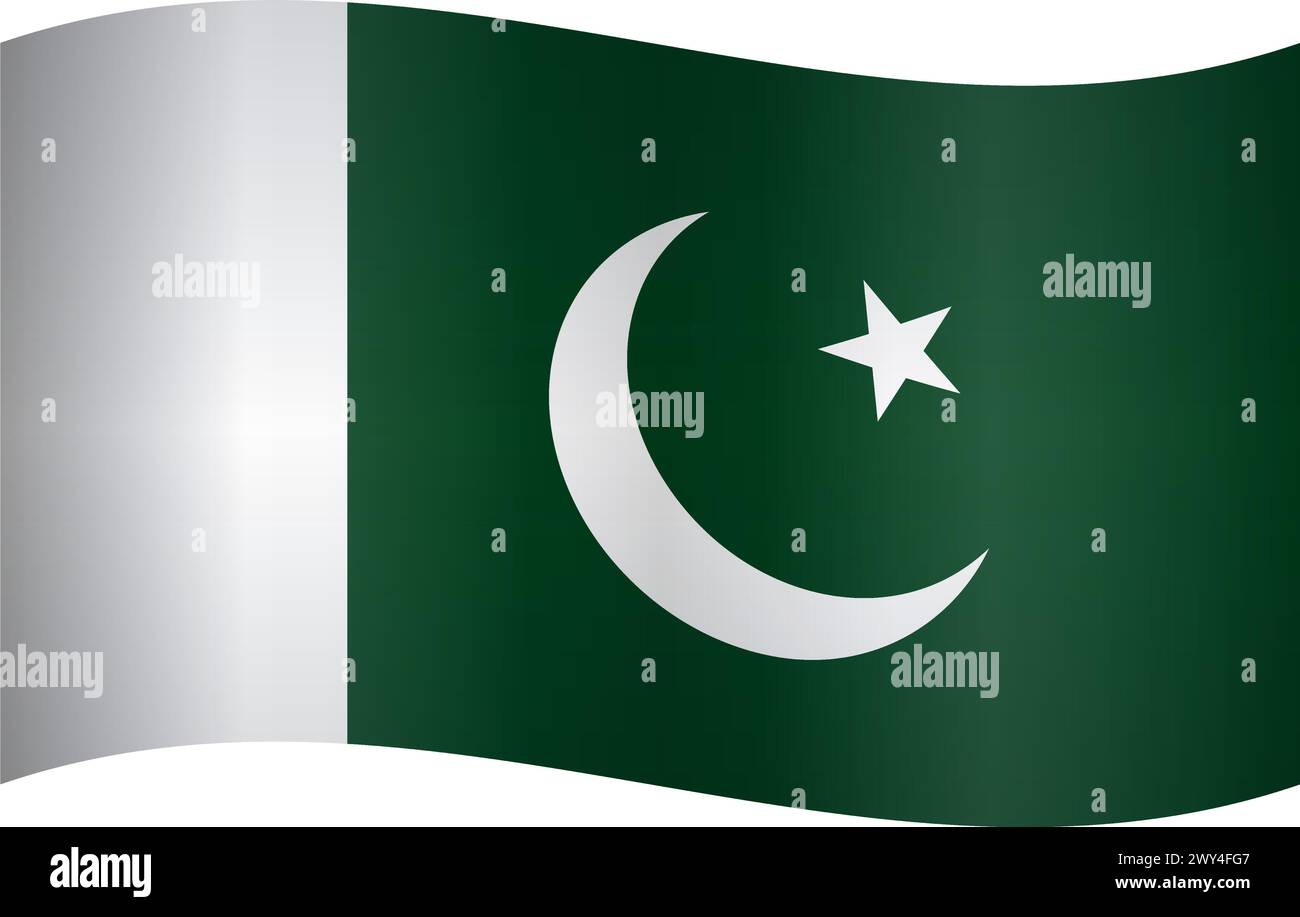 Pakistan flag Stock Vector Images - Alamy
