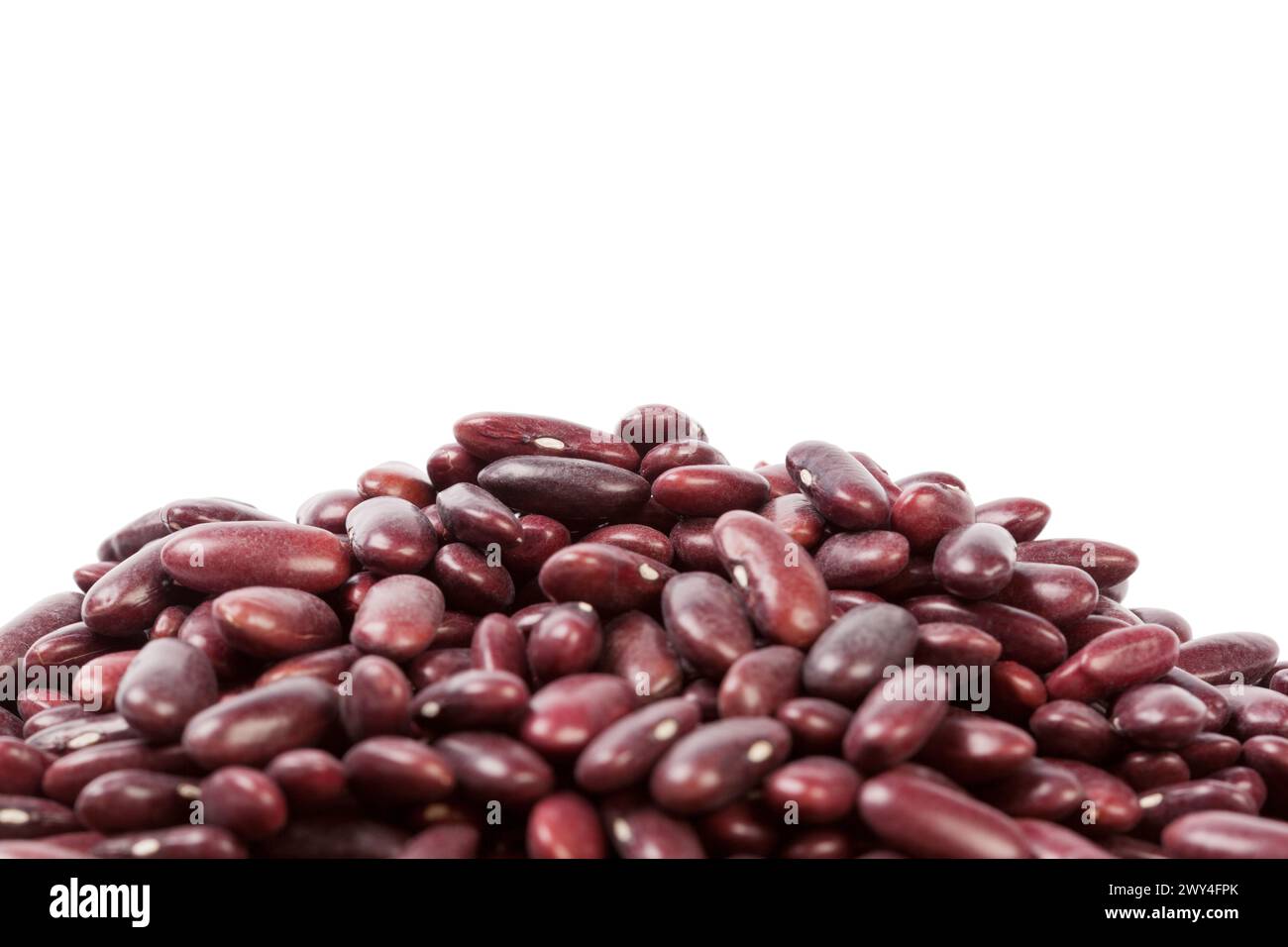 Red bean isolated on white background Stock Photo - Alamy