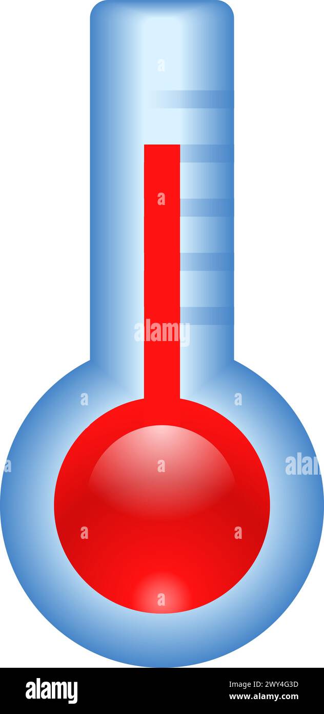 Illustration of thermometer Stock Vector Images - Alamy