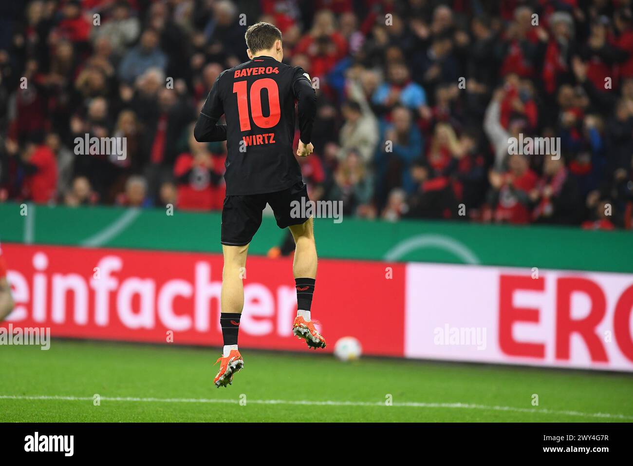 LEVERKUSEN, GERMANY - 3 APRIL, 2024: Florian Wirtz, The Germany Cup ...