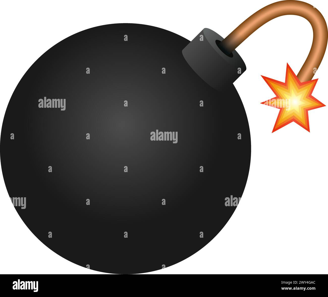 Flat bomb Stock Vector Images - Alamy