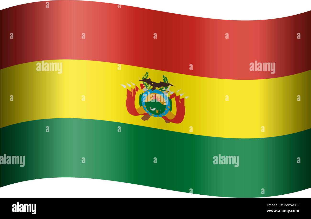 Bolivia flag vector hi-res stock photography and images - Alamy