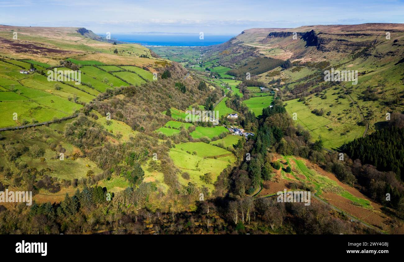 Glens of Antrim at Glenariff Stock Photo - Alamy