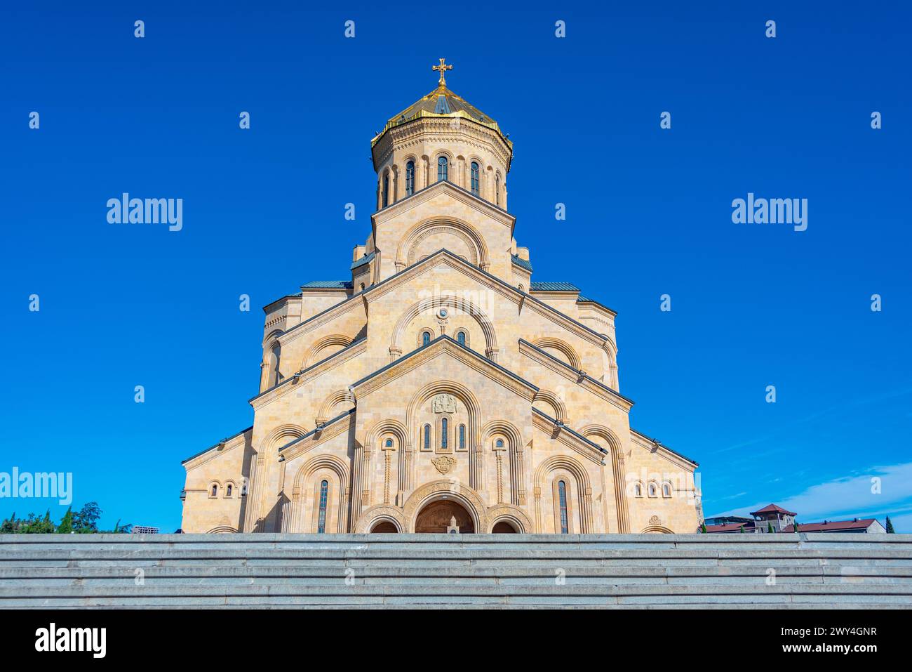 Holy Trinity Cathedral of Tbilisi in Georgia Stock Photo - Alamy