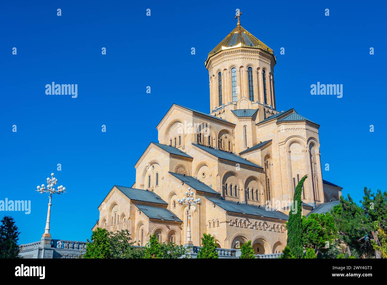 Holy Trinity Cathedral of Tbilisi in Georgia Stock Photo - Alamy