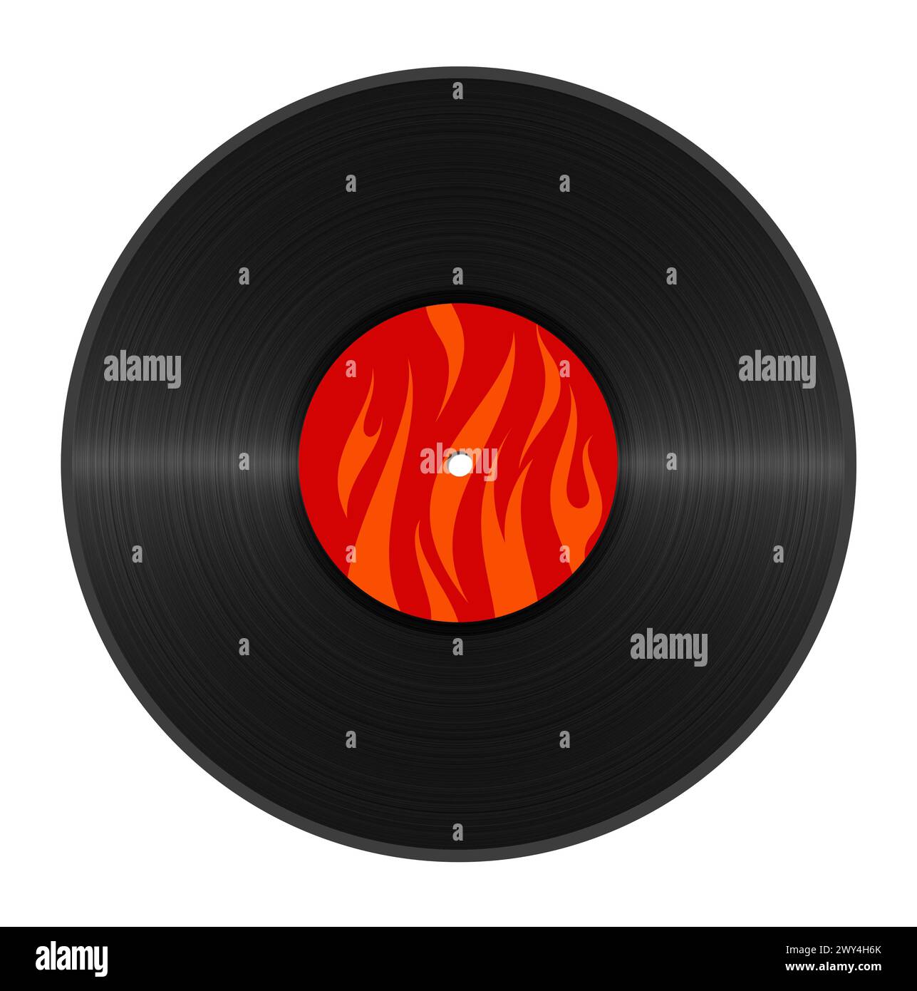 hot abstract vinyl on white background Stock Photo - Alamy