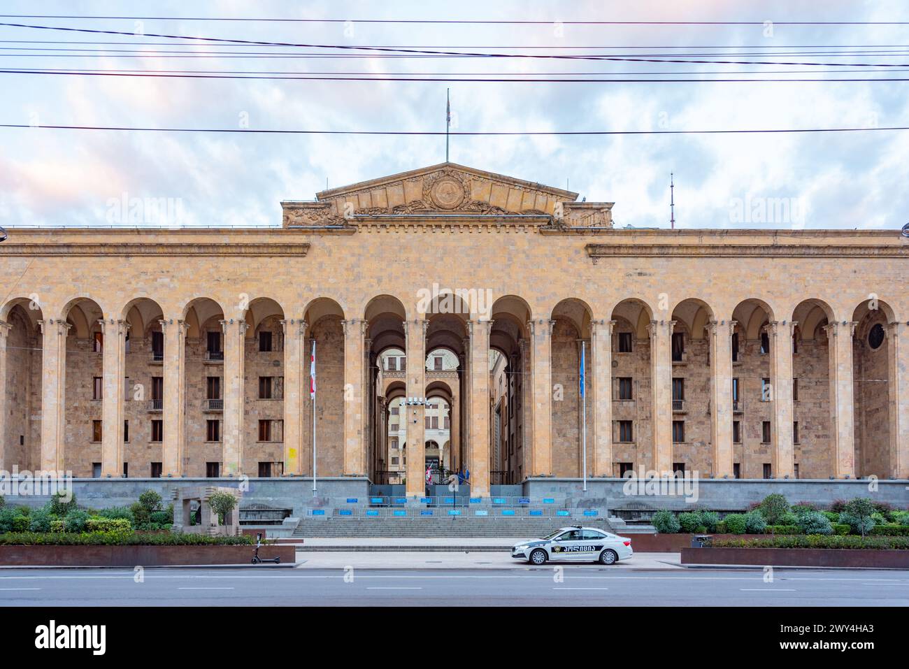Georgian parliament in capital city Tbilisi Stock Photo - Alamy