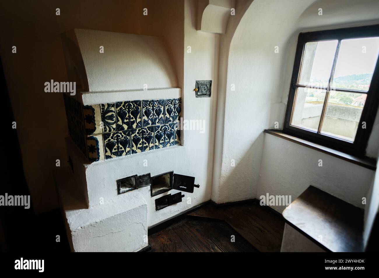 Bran, Brasov, Romania- June, 2023: Cozy interior view showcasing a ...