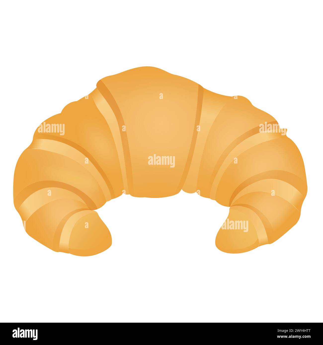 Croissant simple Stock Vector Images - Alamy