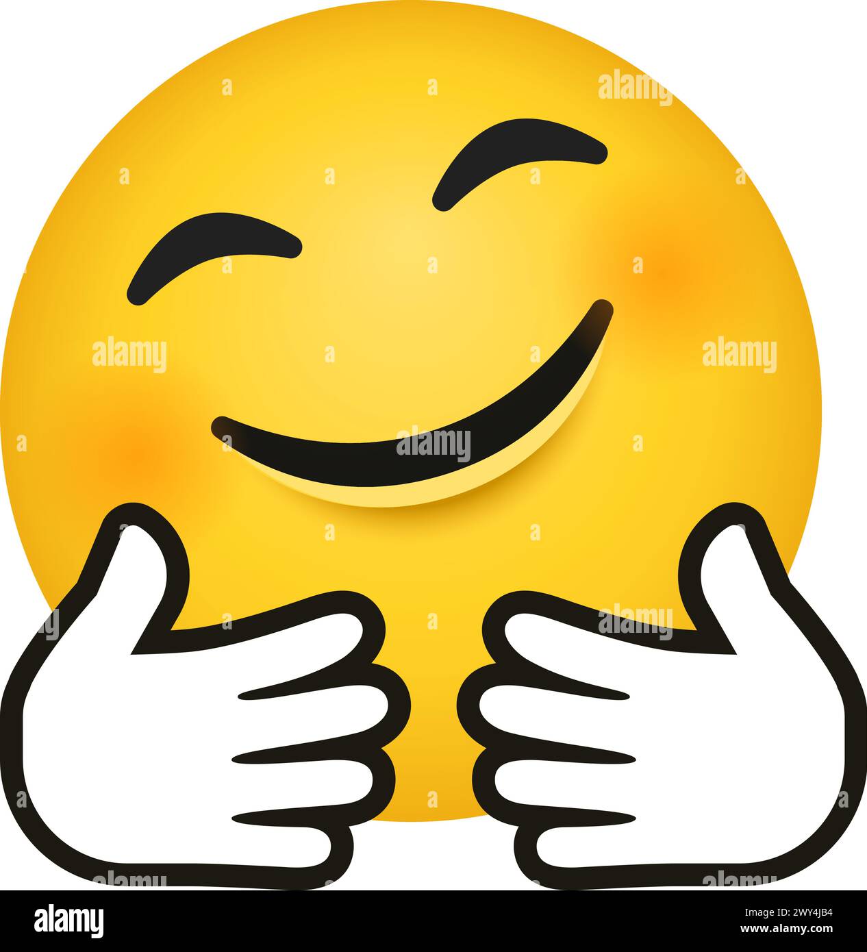 Hugging face logo hi-res stock photography and images - Alamy