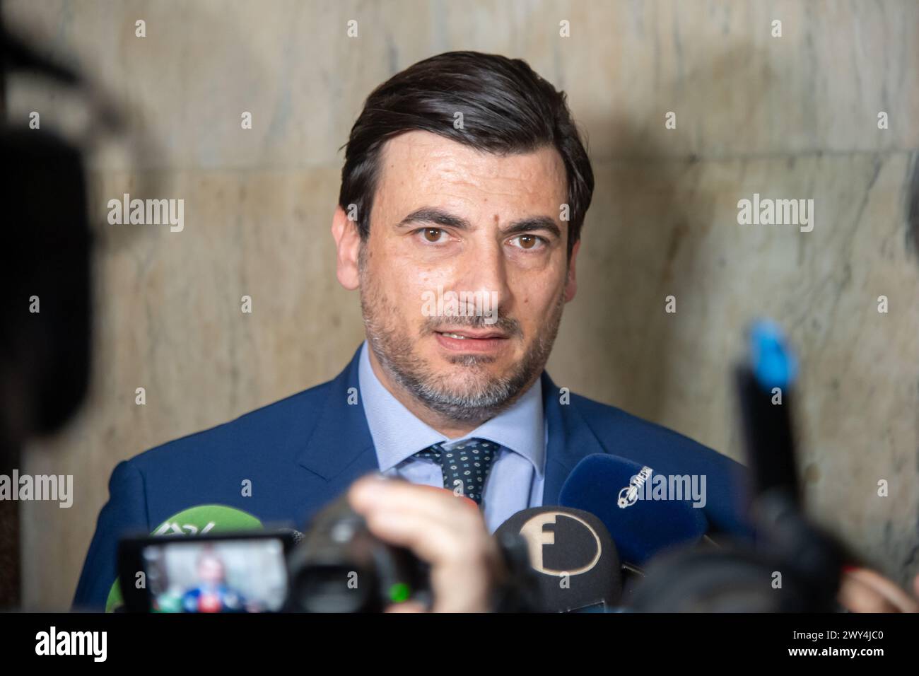 Milano, Italia. 04th Apr, 2024. Avvocat Giovanni Cacciapuoti al ...