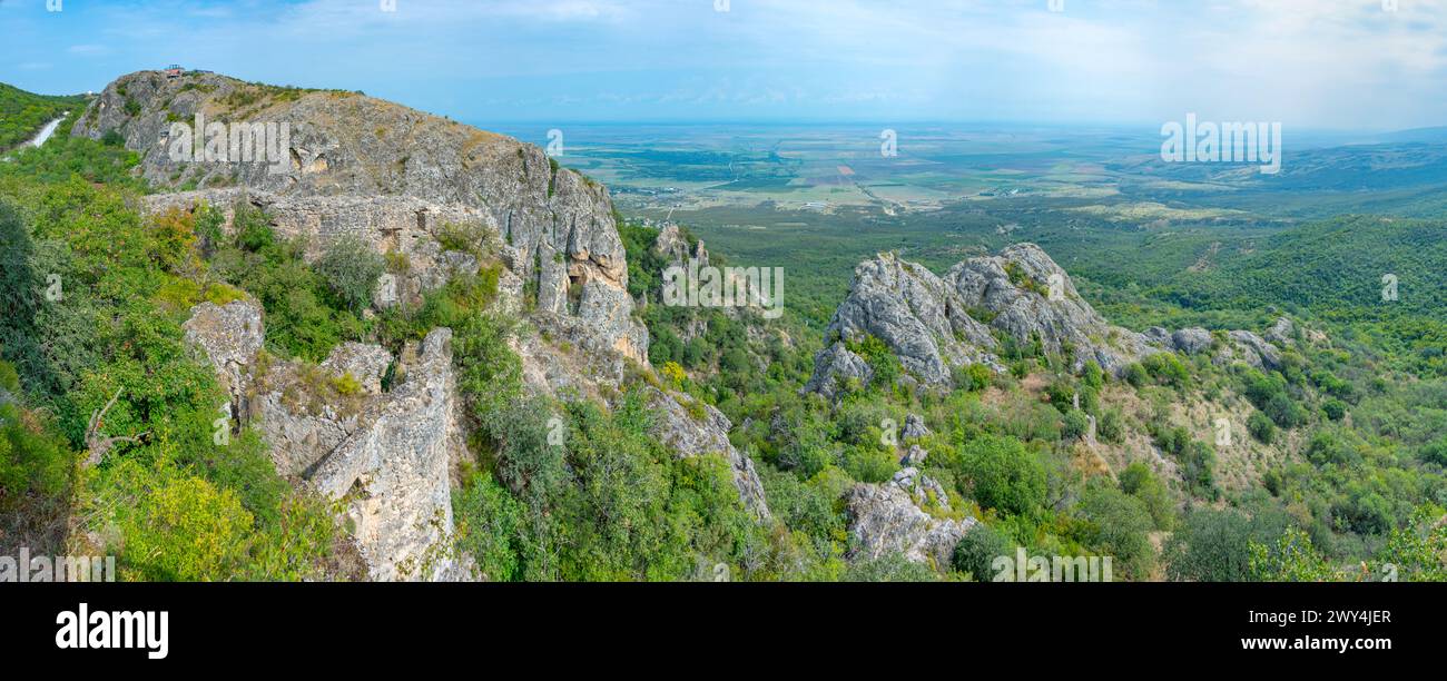 Panorama view of Khornabuji Castle in Georgia Stock Photo - Alamy