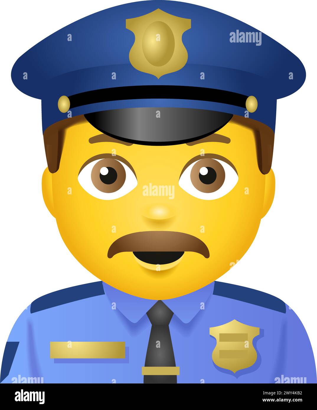 Police vector icons hi-res stock photography and images - Alamy