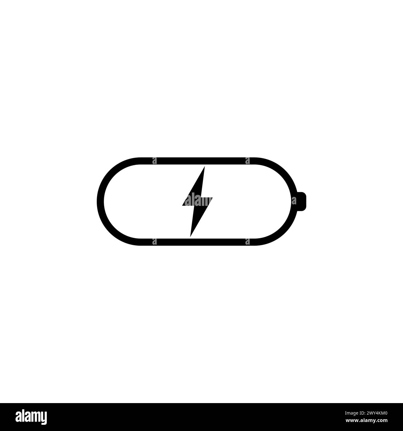 Full Charge Battery flat vector icon. Simple solid symbol isolated on ...