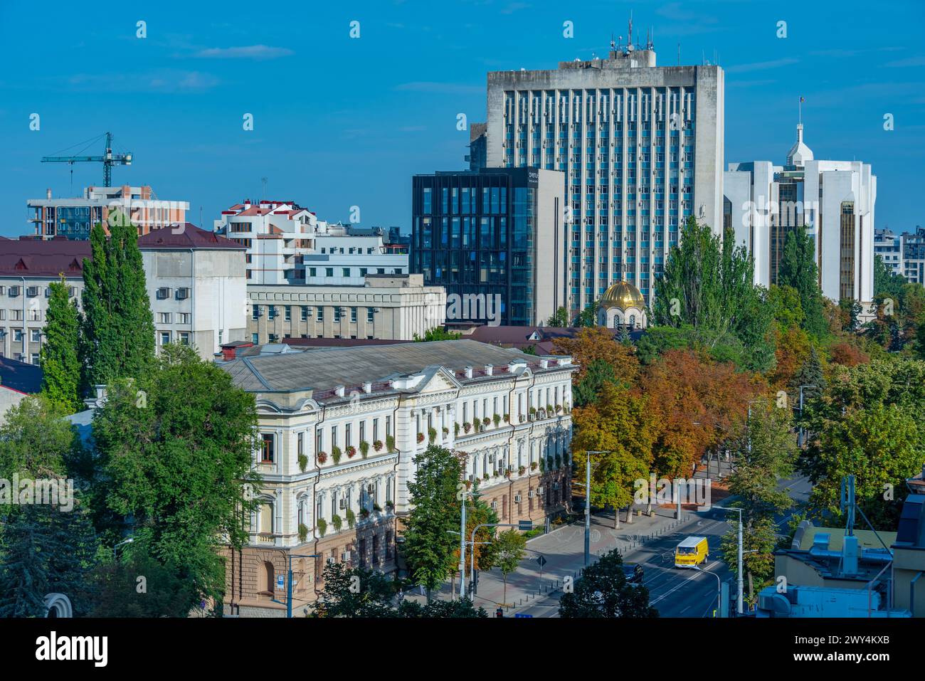 Panorama view of Moldovan capital Chisinau Stock Photo - Alamy