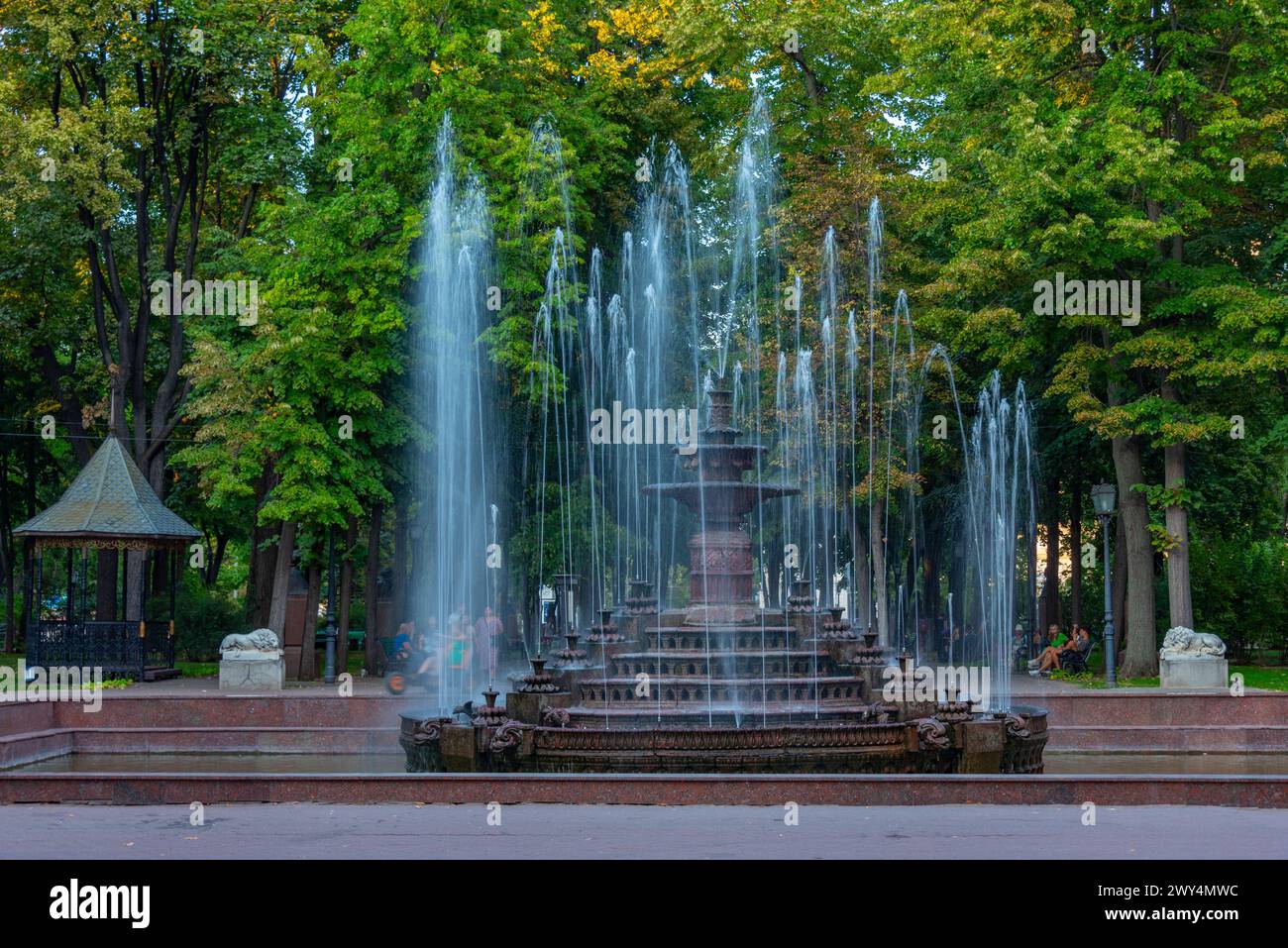 Stephen the Great Central Park in moldovan capital Chisinau Stock Photo ...