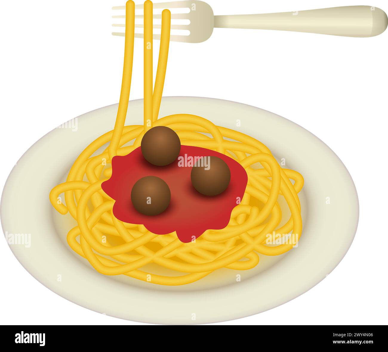 Spaghetti design Stock Vector Images - Alamy